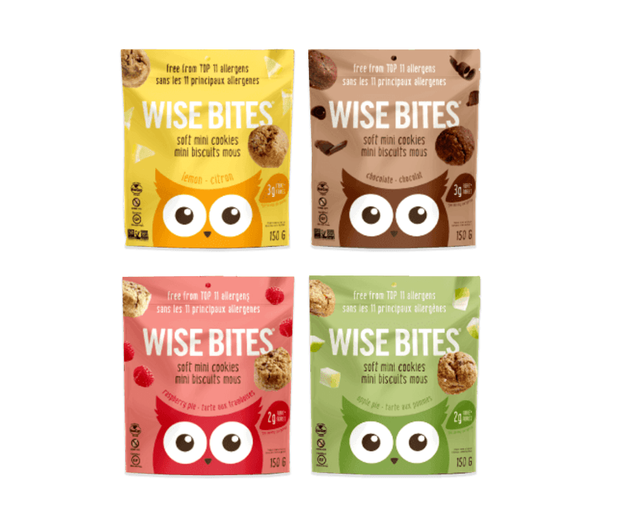 Wise Bites | Deliciously Vegan, Gluten-free & Nut-free Soft Mini Cookies